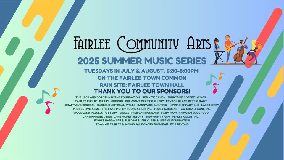 Summer Concert Series: BLUES AND BEYOND - Upper Valley Events Calendar ...