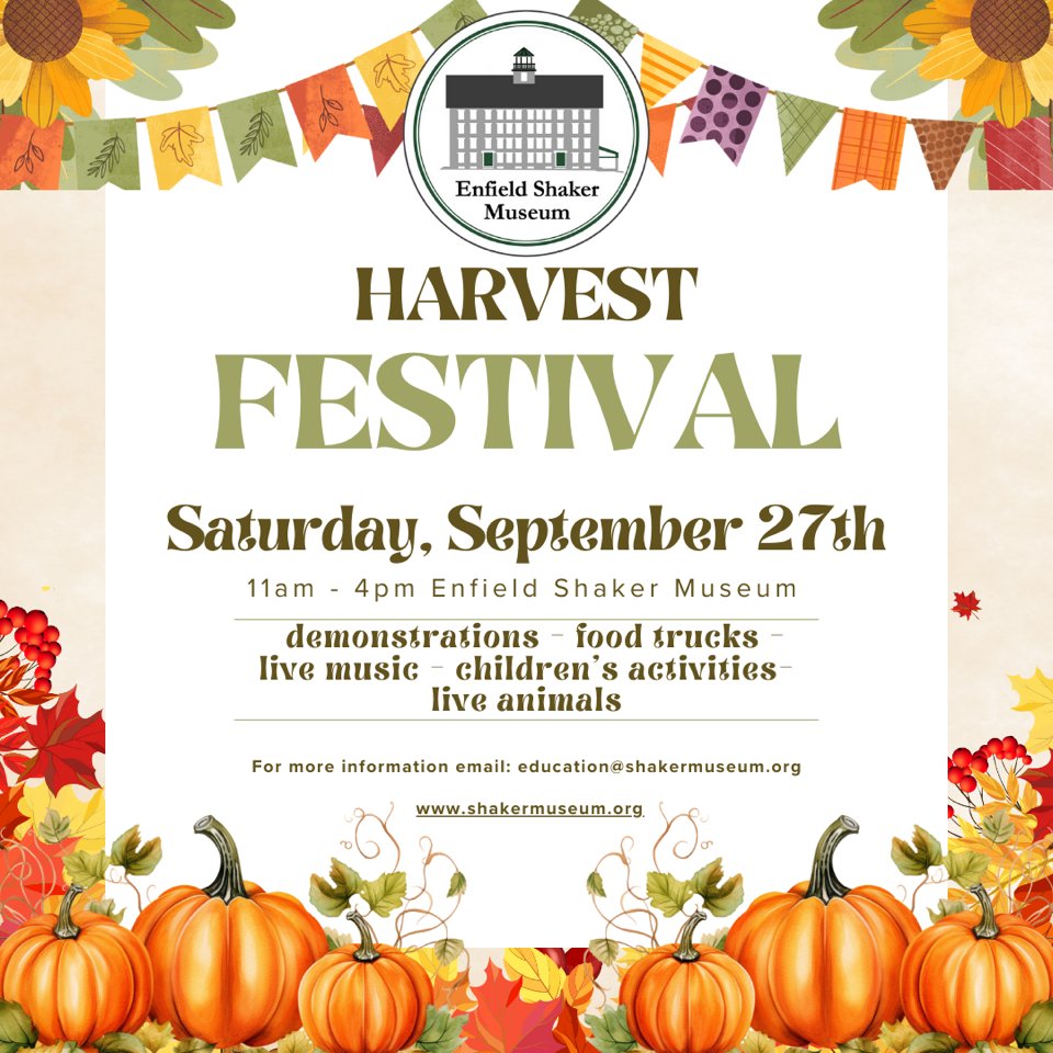 Annual Shaker Harvest Festival - Upper Valley Events Calendar ...